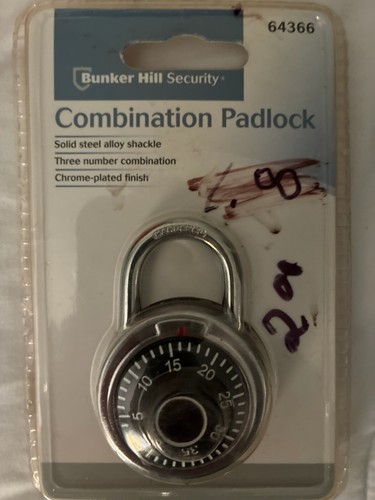 Bunker Hill Security Combination Padlock | eBay