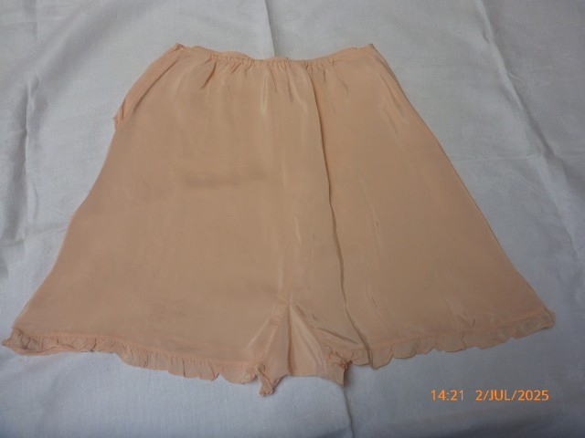 Vintage French Knickers with Frills Applique Side Fastening Elasticated ...