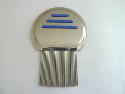 New Blue Metal Head Lice Nit Comb Stainless Steel | eBay