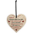 Personalised 5 Reasons Why I Love You Anniversary Valentines Gift For ...