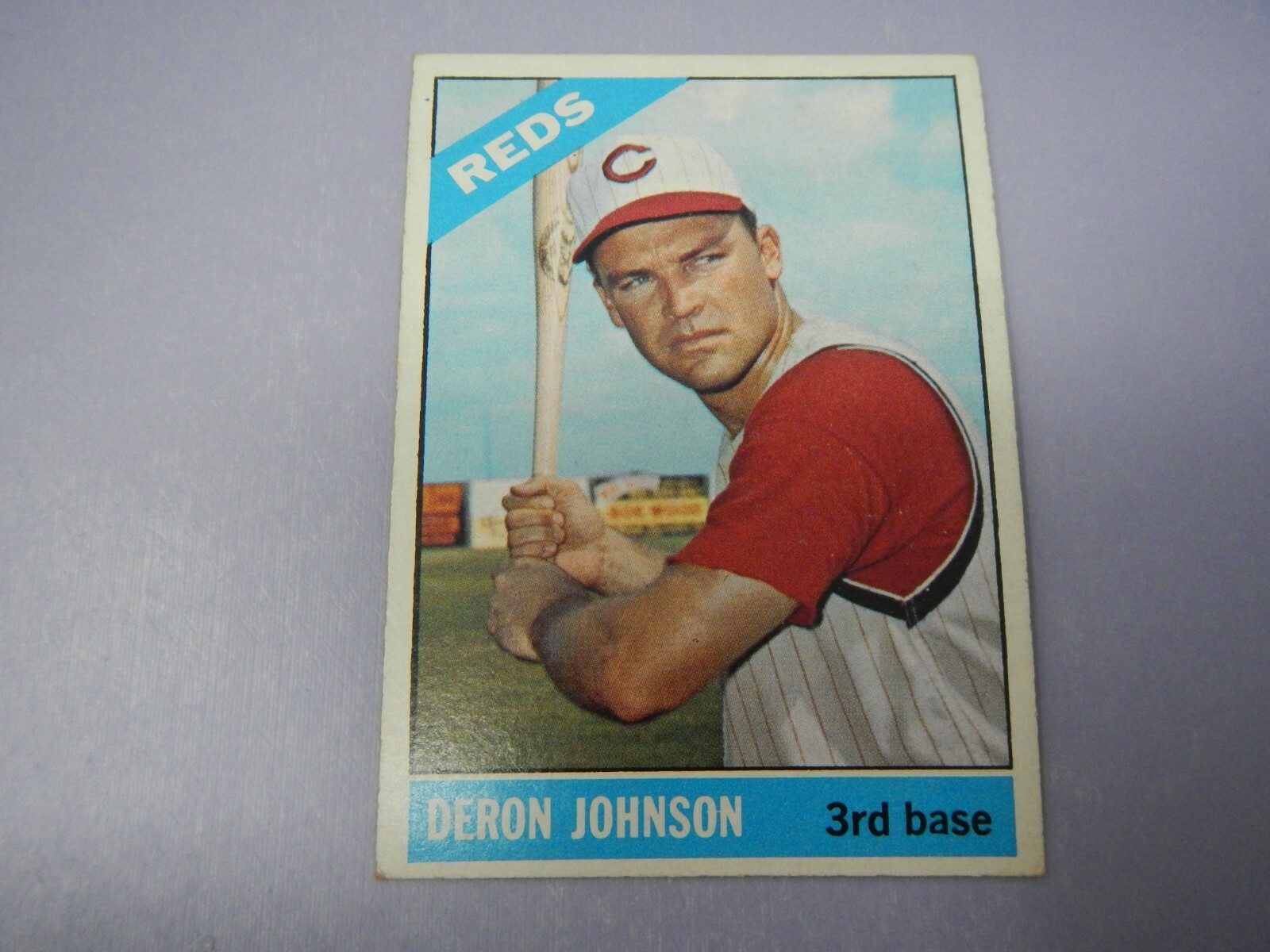 1966 Topps Baseball Deron Johnson Cincinnati Reds #440 (1) | eBay