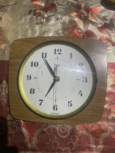 ODO antique Electronic Clock Collectable wooden case Open Face Made in ...