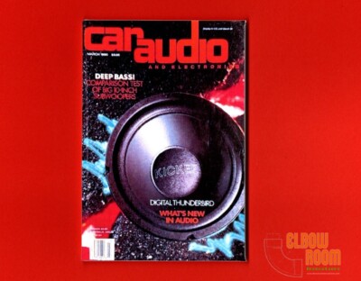 Car Audio & Electronics magazine cover art March 1990 2x3" fridge ...
