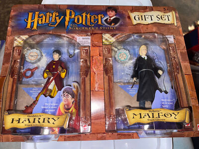 Harry Potter and Sorcerer’s Stone Gift Set Mattel 2001 Harry and Malloy ...