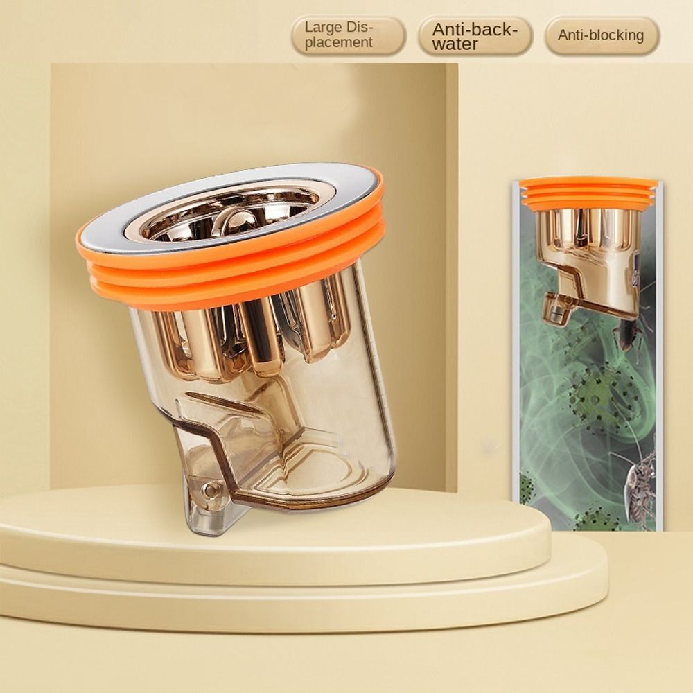 Seal Shower Drainer Stopper One Way Valve Drain Cover Floor Drain Anti ...