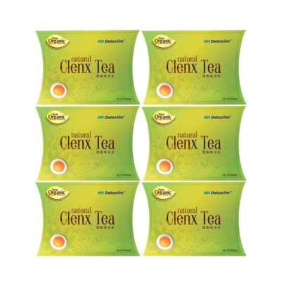 1-6 Box NH Clenx Tea Detox Weight Loss Slimming Aid Constipation (20's ...