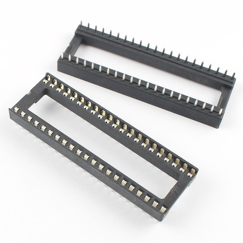 10Pcs New 2.54mm Pitch 42 Pin DIP Solder Type Wide IC Socket Adapter | eBay