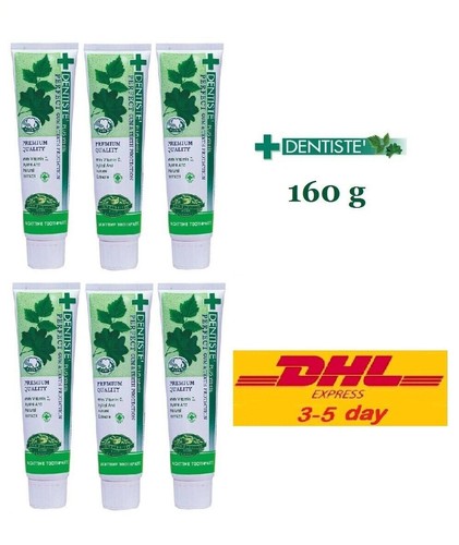 6x 160g Dentiste' Plus White Toothpaste NightTime Vitamin C Xylitol ...