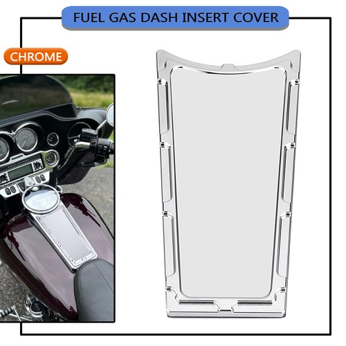 Chrome Dash Insert Tank Cover For Harley Tour Road Electra Glide EFI ...