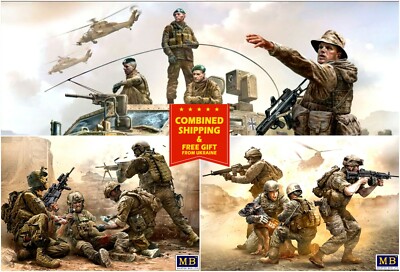 BUNDLE LOT OF 3 PLASTIC KIT MODERN WARS 1/35 MASTER BOX 35181 35193 ...