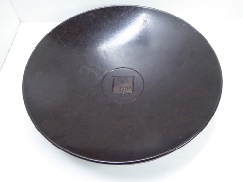 BAKELITE BROWN ART DECO COMPORT BOWL ADVERTISING SIGN TIP TOP BAKERY | eBay