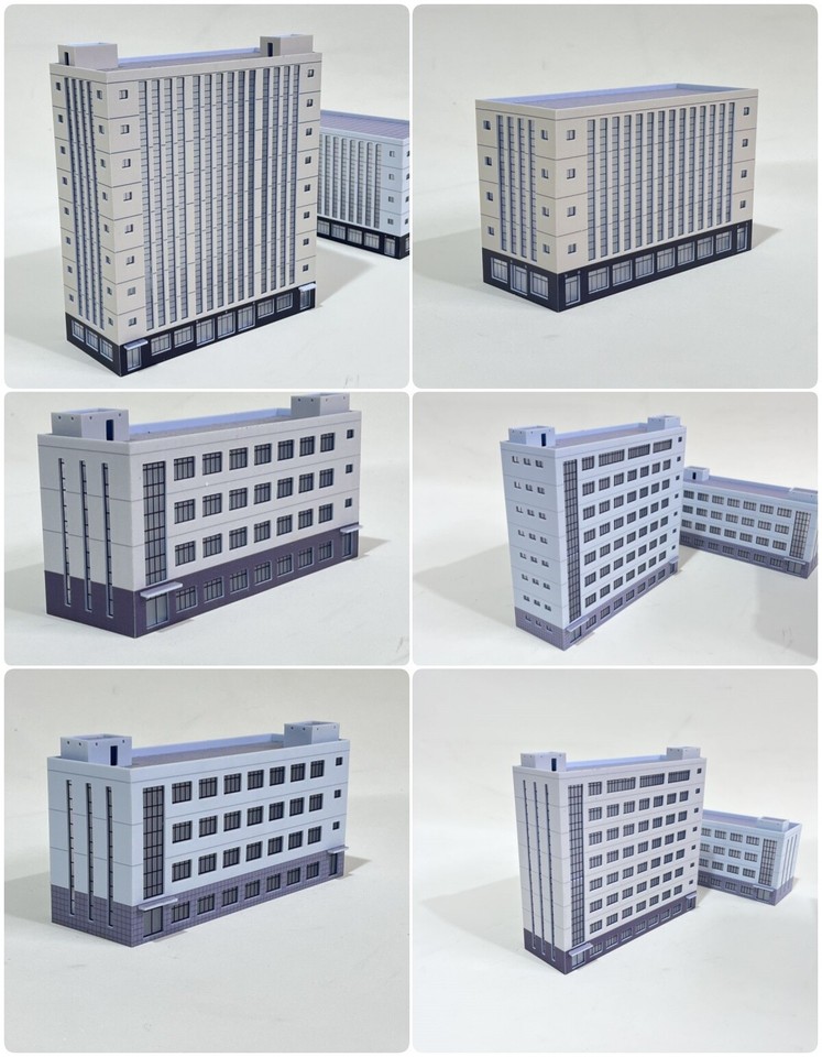 1/200 Scale Diorama Building Model City Street View Scene Display ...