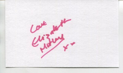 ELIZABETH HURLEY signed AUTOGRAPH 7089 | eBay