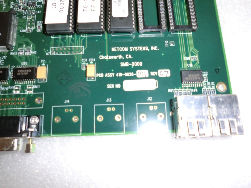 Spirent SmartBits 2000 NetCom Systems Board SMB-2000 410-0026-011 Rev ...