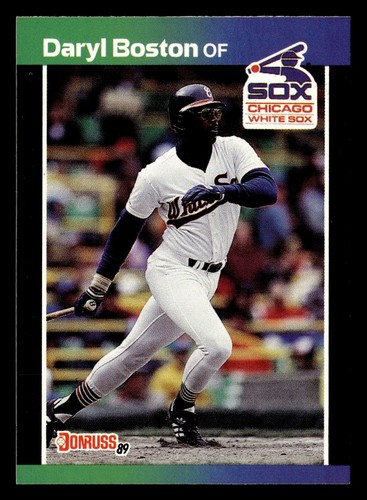 Daryl Boston 1989 Donruss #455 Chicago White Sox BASEBALL *083 | eBay
