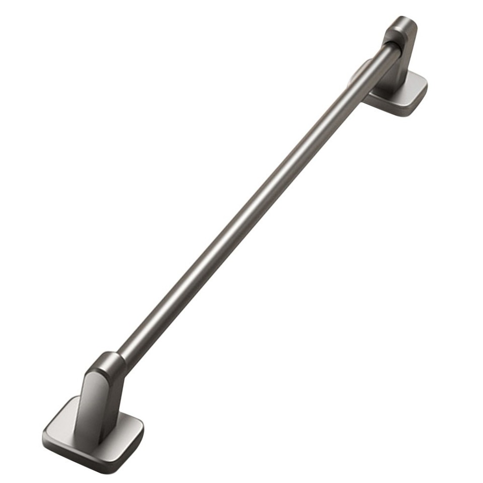 Punch-free Bathroom Towel Holder Self-adhesive Towel Bar Sturdy Plastic ...