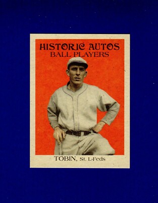 #46 JACK TOBIN, 1914-15 St.L. Terriers ~ Federal Baseball League card ...