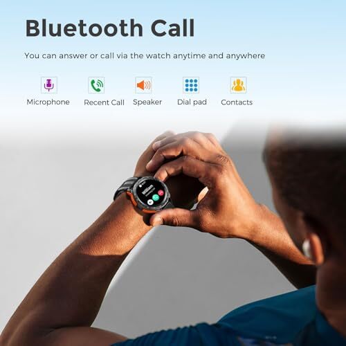 Smart Watch for Men Women (Answer/Make Calls), 35 Days Long Battery ...