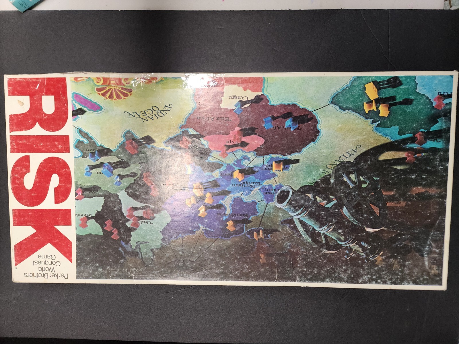 VTG Risk the Board game Parker Brothers World Conquest Game 1975-1980 ...