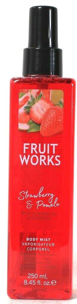 1 Bottle Grace Cole 8.45 Oz Fruit Works Strawberry & Pomelo Almond Oil ...