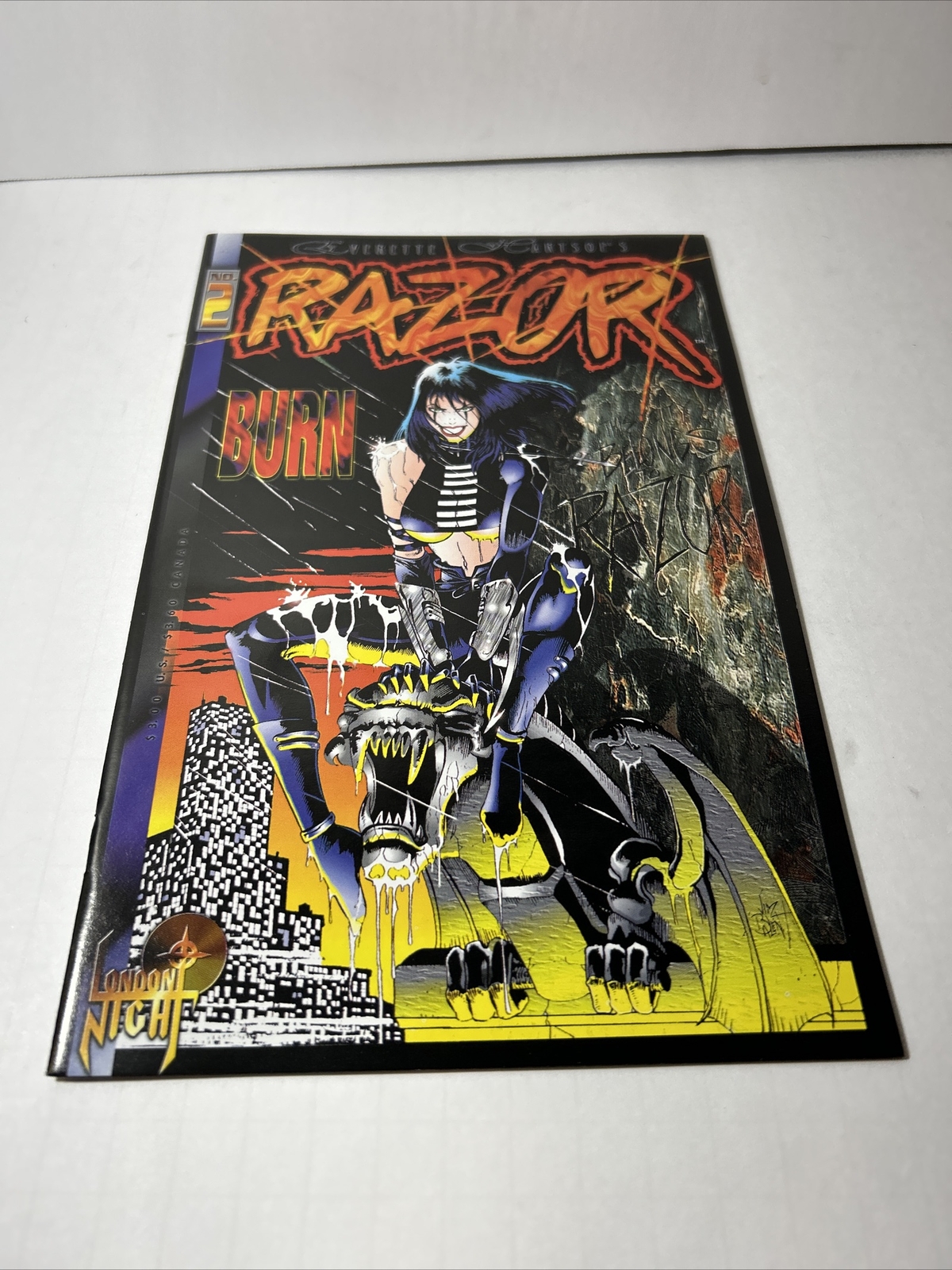 Everette Hartsoe's Razor Burn No. 2 London Night 1995 ADULT COMIC Sexy ...