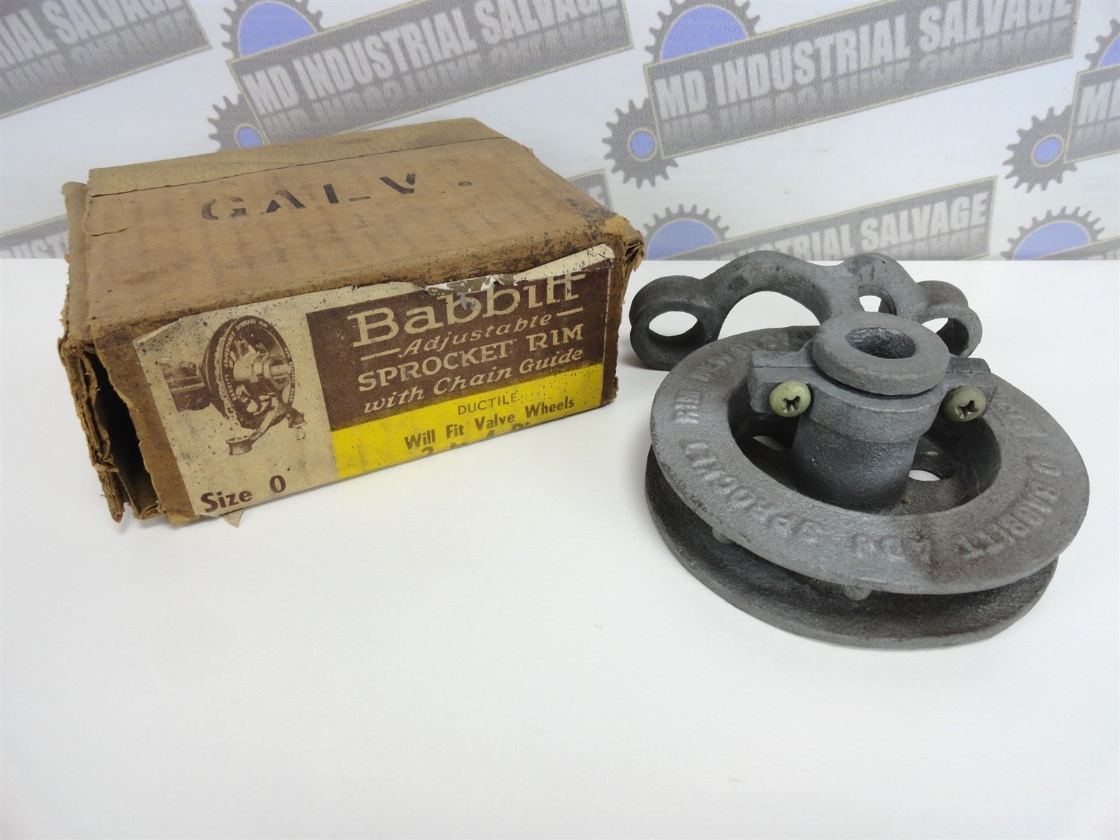 BABBITT Adjustable SPROCKET RIM w/Chain Guide - Size 0 (NEW in BOX) | eBay