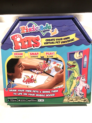 Pixicade Pets Create You Own Virtual Pet Universe Draw Snap Play ...