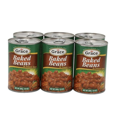 Jamaican Authentic Grace Baked Beans (6 Units) / 300 g / 10 oz | eBay UK