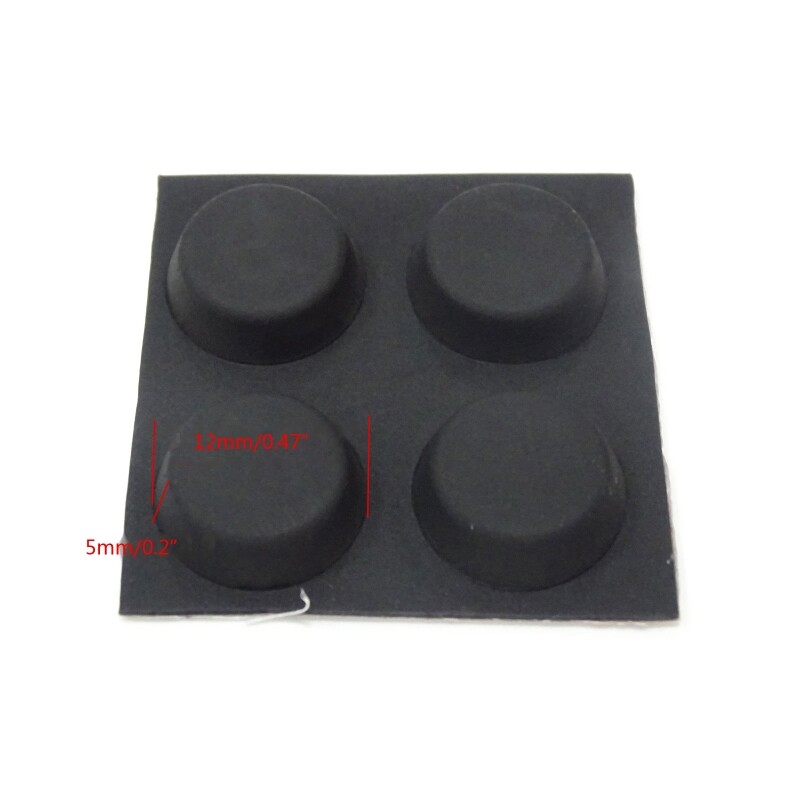 4 Pieces Laptop Computer Cooling Feet Rubber Holder Kickstand Suction ...