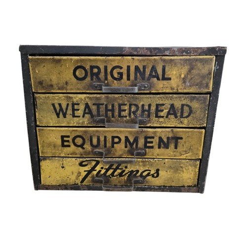 Vintage Original Weatherhead Equipment Fittings Metal 4 Drawer Hardware ...