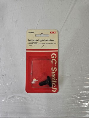 NEW GC Electronics ON OFF Bat Handle Toggle Switch Boot Cover Black 35 ...