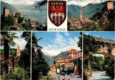 MERAN, MERANO, Castello Tirolo, Ponte Romano, Casino Municipale ...