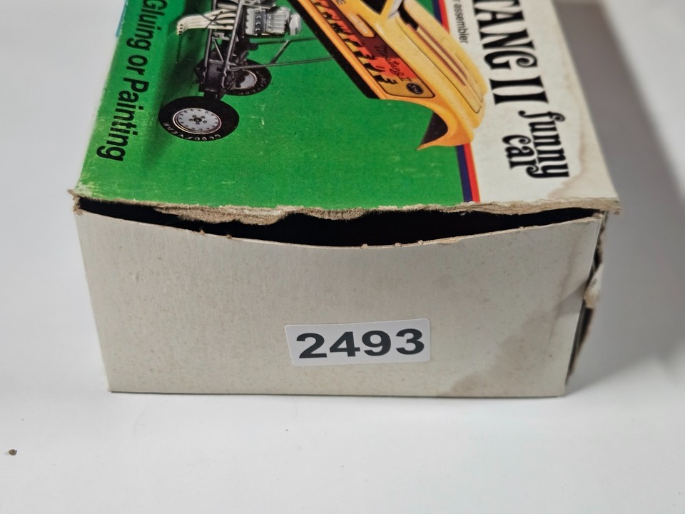 Vintage Monogram Snap Tite 1974 Mustang II Funny Car Model Kit RARE | eBay