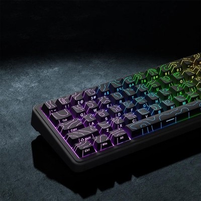 Gradients Side Print Backlits Keycaps Durability PBT Keycap 133Keys ...