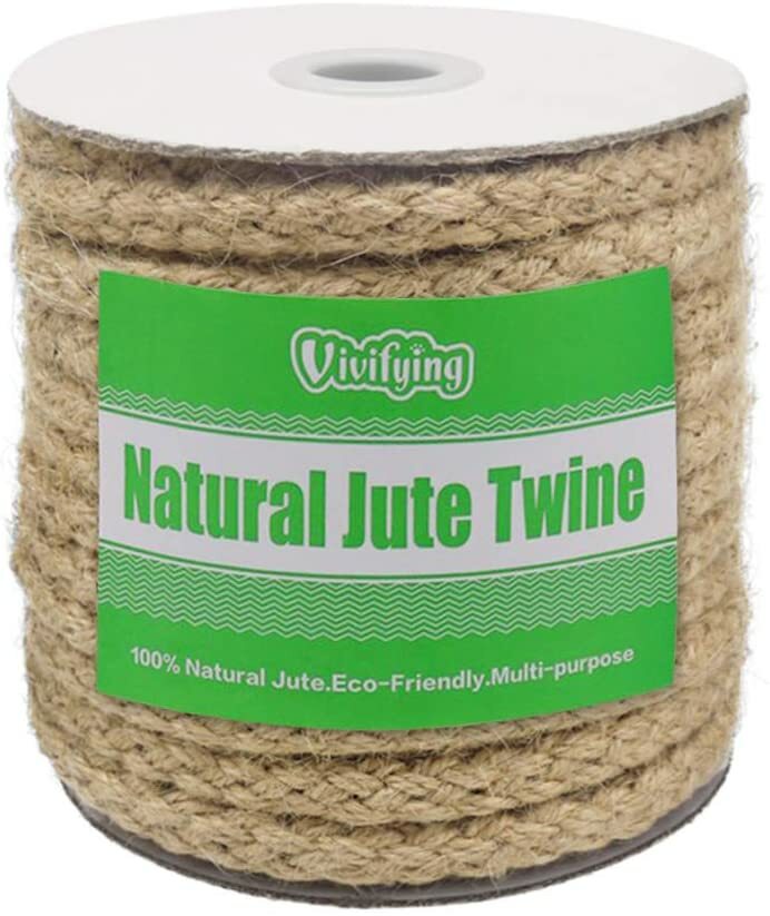 8mm Jute Rope Natural Braided Jute Macrame Cord for Garden Gifts DIY ...