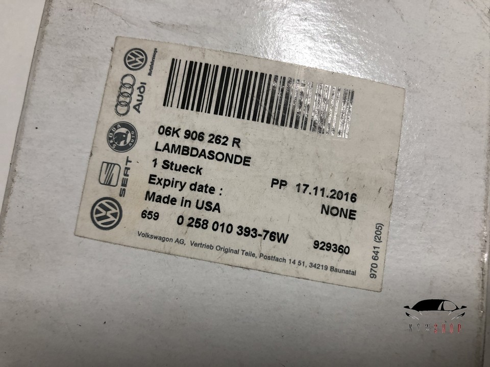 Lambda Sensor Audi A3 Seat Leon Skoda Octavia III VW Golf VII ...