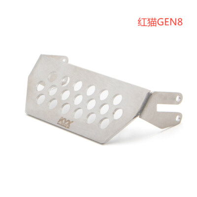 KYX Stainless Steel Front Skid Plate Sump Guard Servo Guard Redcat GEN8 ...