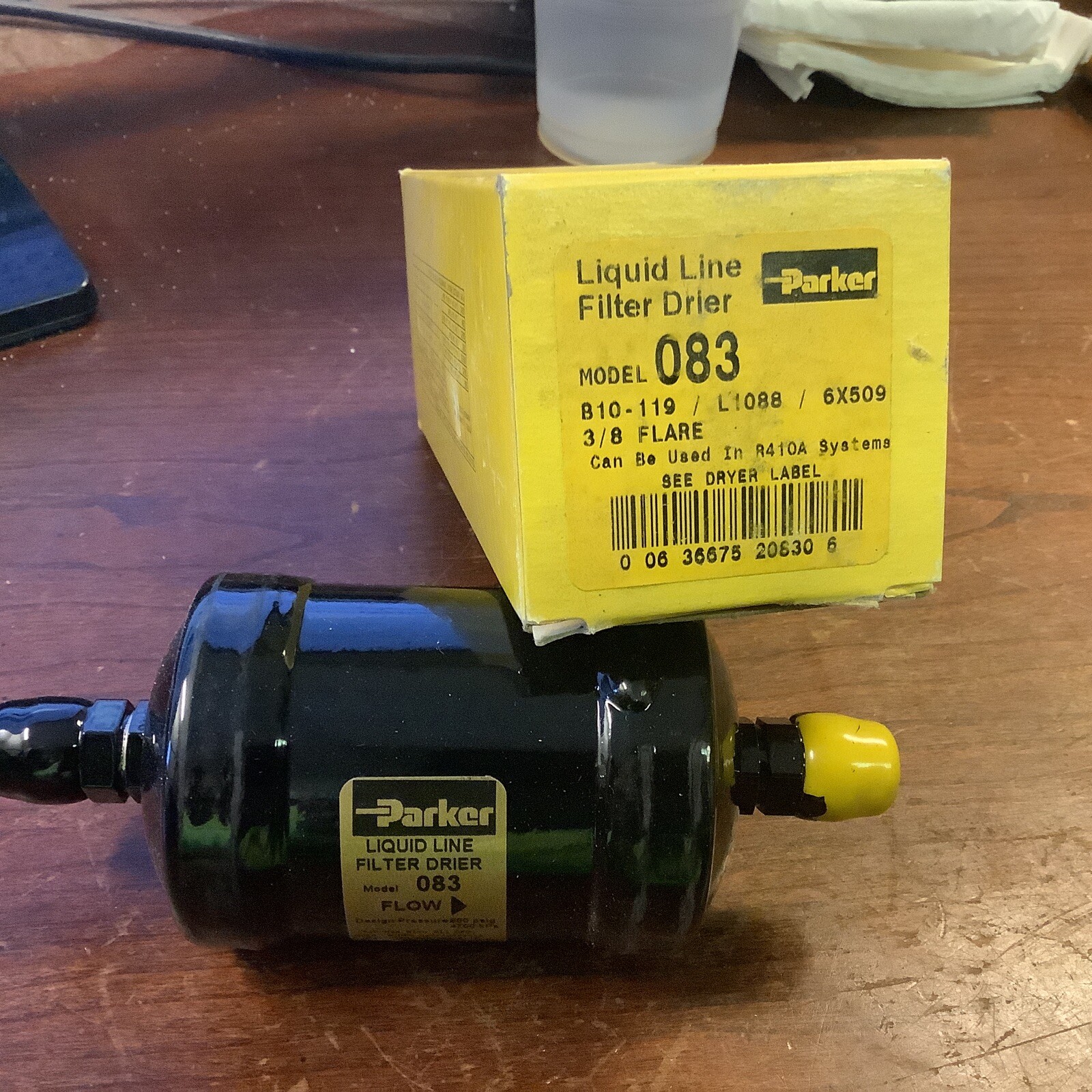 Parker Model 083 Liquid Line Filter Drier 3/8 NEW | eBay