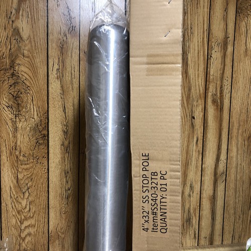 POST GUARD SS40-32TB Stainless STEEL 4" D X 32" H CONCEALED BASE ...