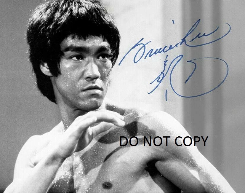 BRUCE LEE Signed 8x10 Autographed Reprint Photo #2 !! | eBay