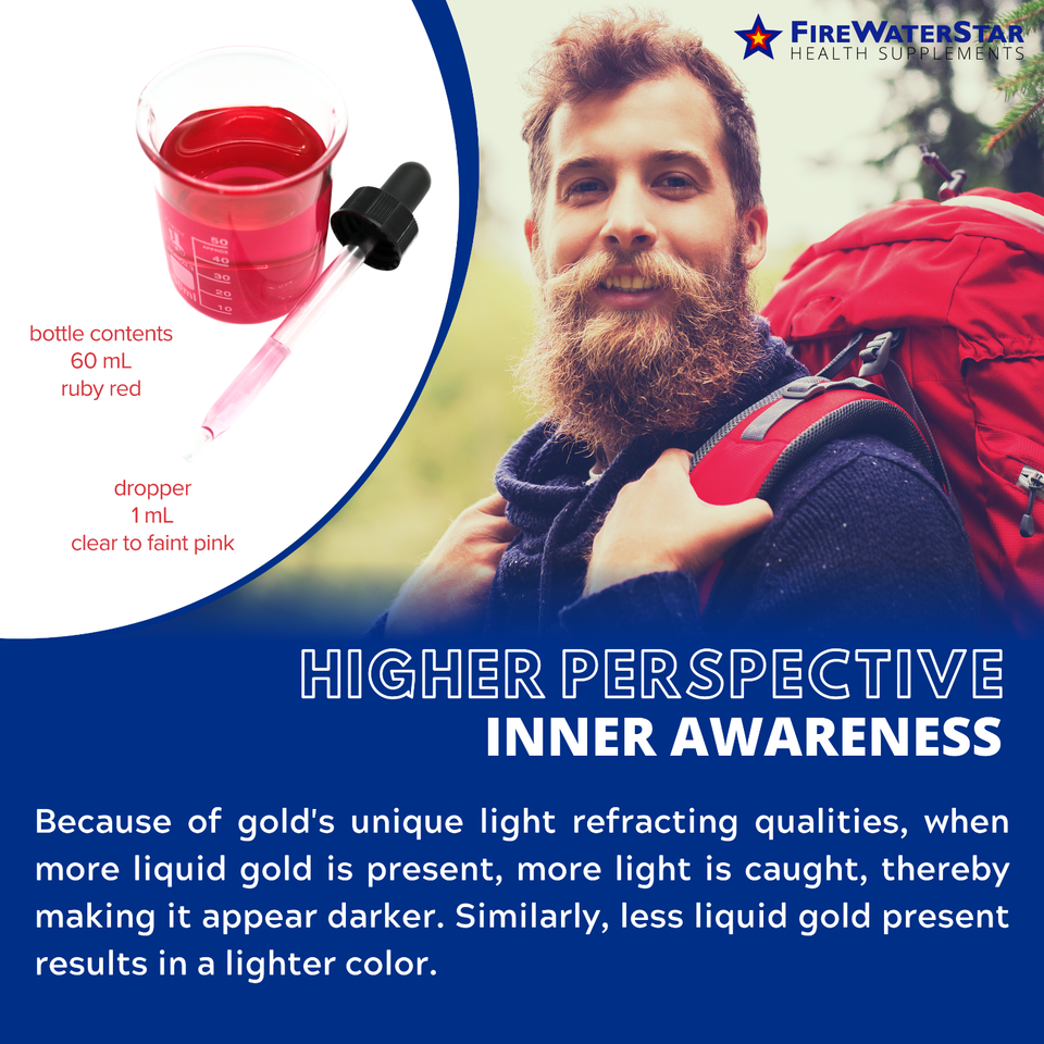 Liquid Gold Drops - Colloidal Gold - Nano Gold - 2oz - 100ppm - Brain ...