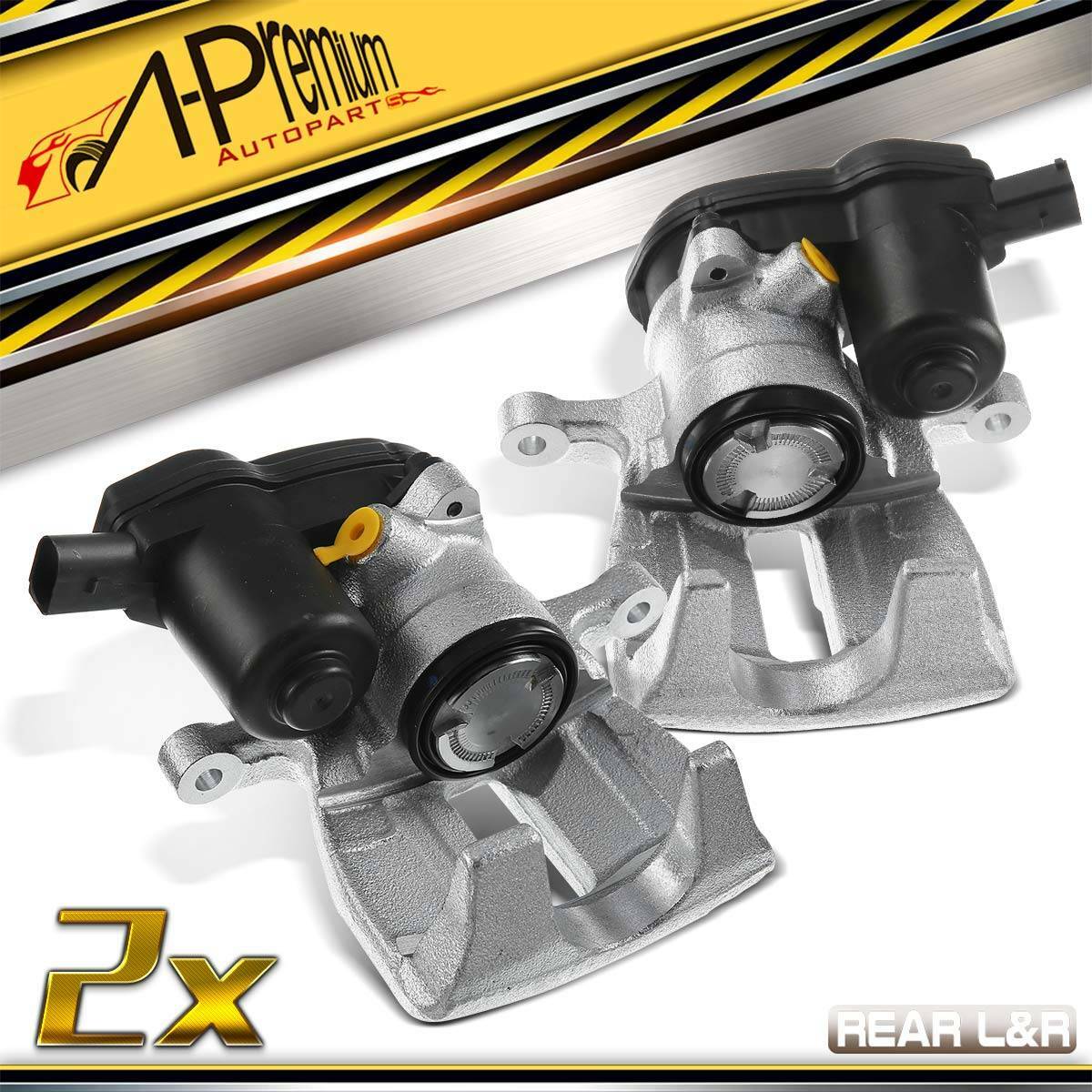 A-Premium 2x Rear Electronic Brake Calipers for Audi A4 B8 A5 8T3 ...
