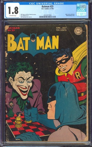 Batman #23 CGC 1.8 D.C. Comics 1944 Joker Cover and Story | eBay
