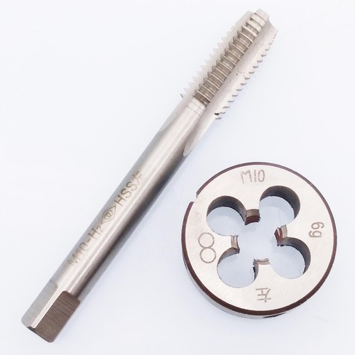 US Stock HSS M10 x 1.5mm Tap & M10 x 1.5mm Die Metric Thread Left Hand ...