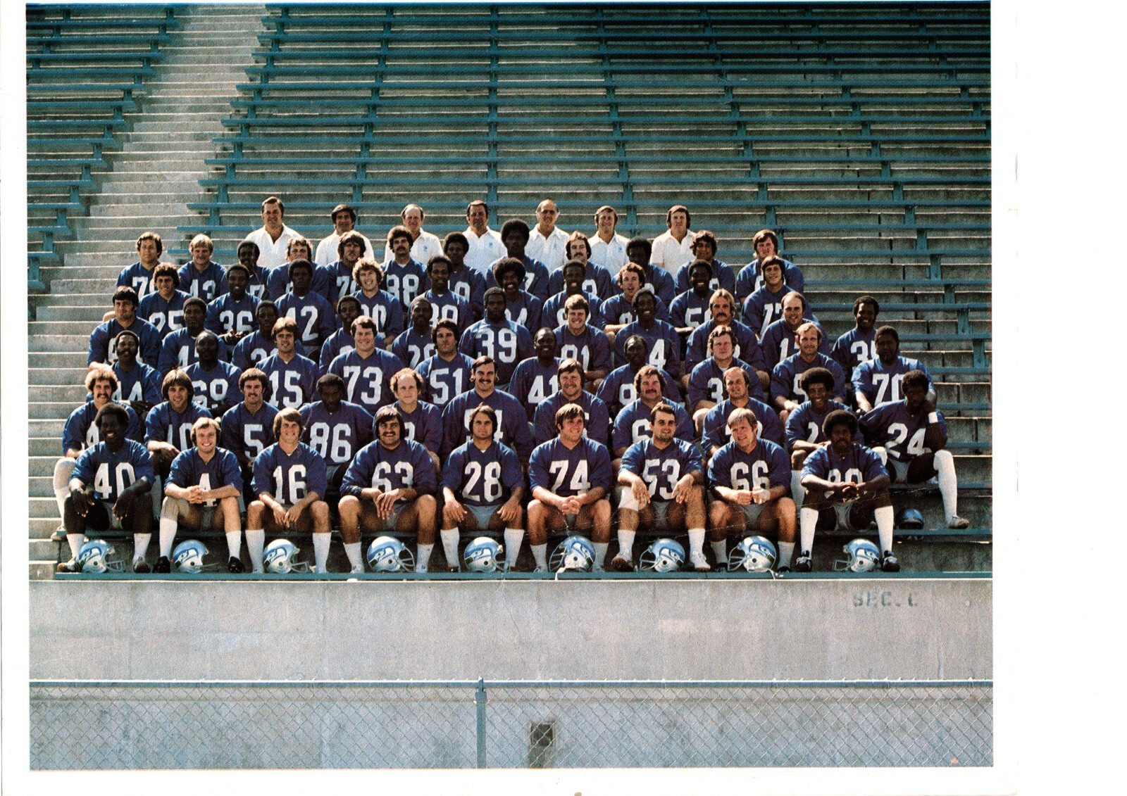 VINTAGE ORIGINAL 1976 SEATTLE SEAHAWKS 8.5x11 TEAM PHOTO | eBay