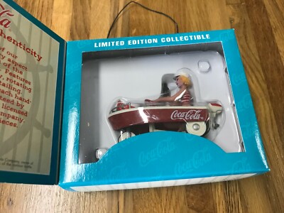 1997 coca cola diecast float pedal boat new in box LE | eBay