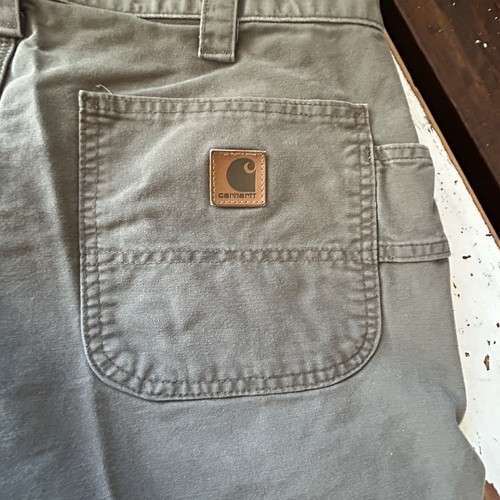 Carhartt B147 Loose Fit Canvas Utility Work Shorts 10 Inch Size 34 | eBay