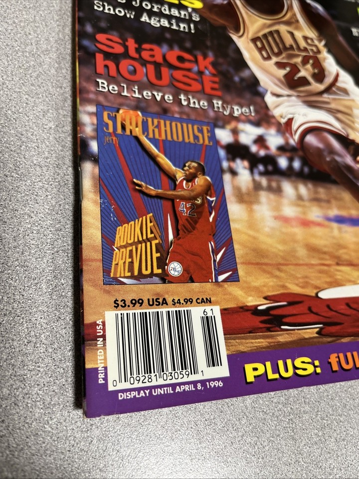 Michael Jordan Cover Shaq vs MJ Poster intact - Jam Magazine April 1996 ...