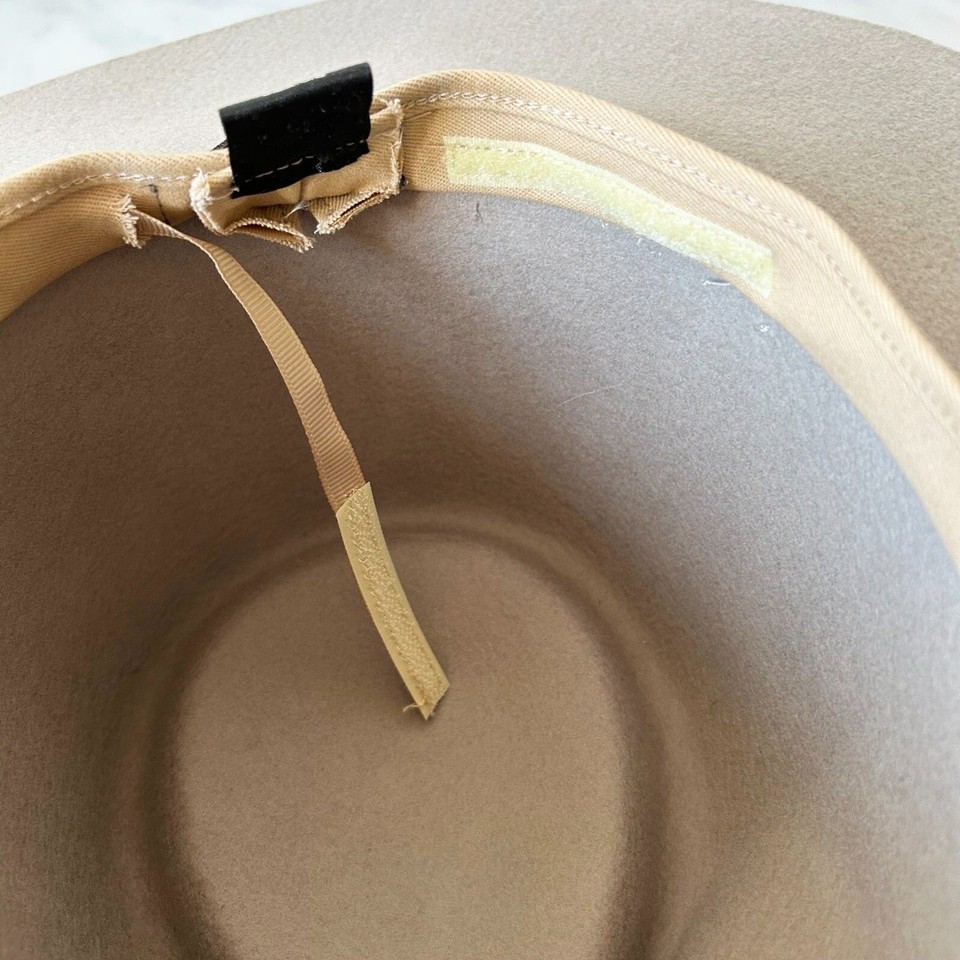 Wyeth Women's Lila Fedora Hat Brown Wool Wide Brim Ribbon Band - One ...