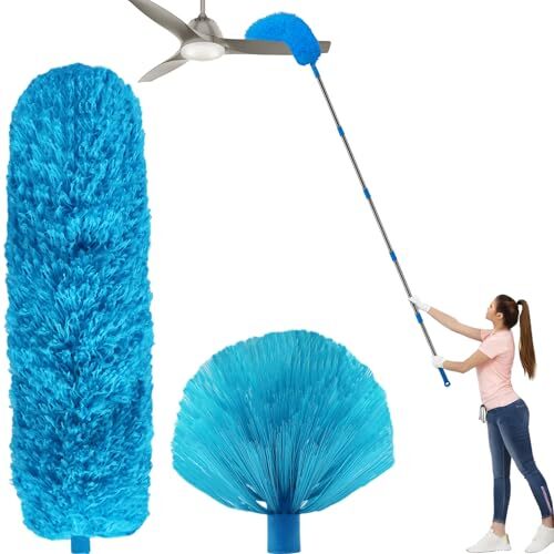 20+ Feet High Reach Duster Kit with 3-13ft Extension Pole, Cobweb ...